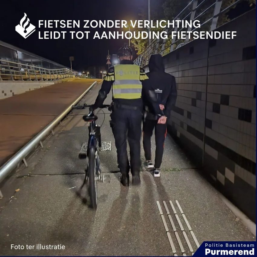 Aanhouding fietsendief