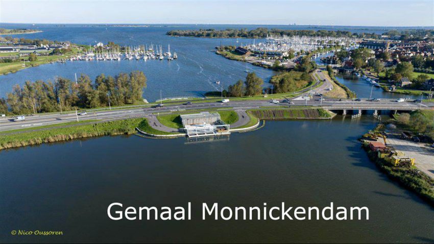 Gemaal Monnickendam bij N247/Katwoude is afgebouwd en in werking (video)